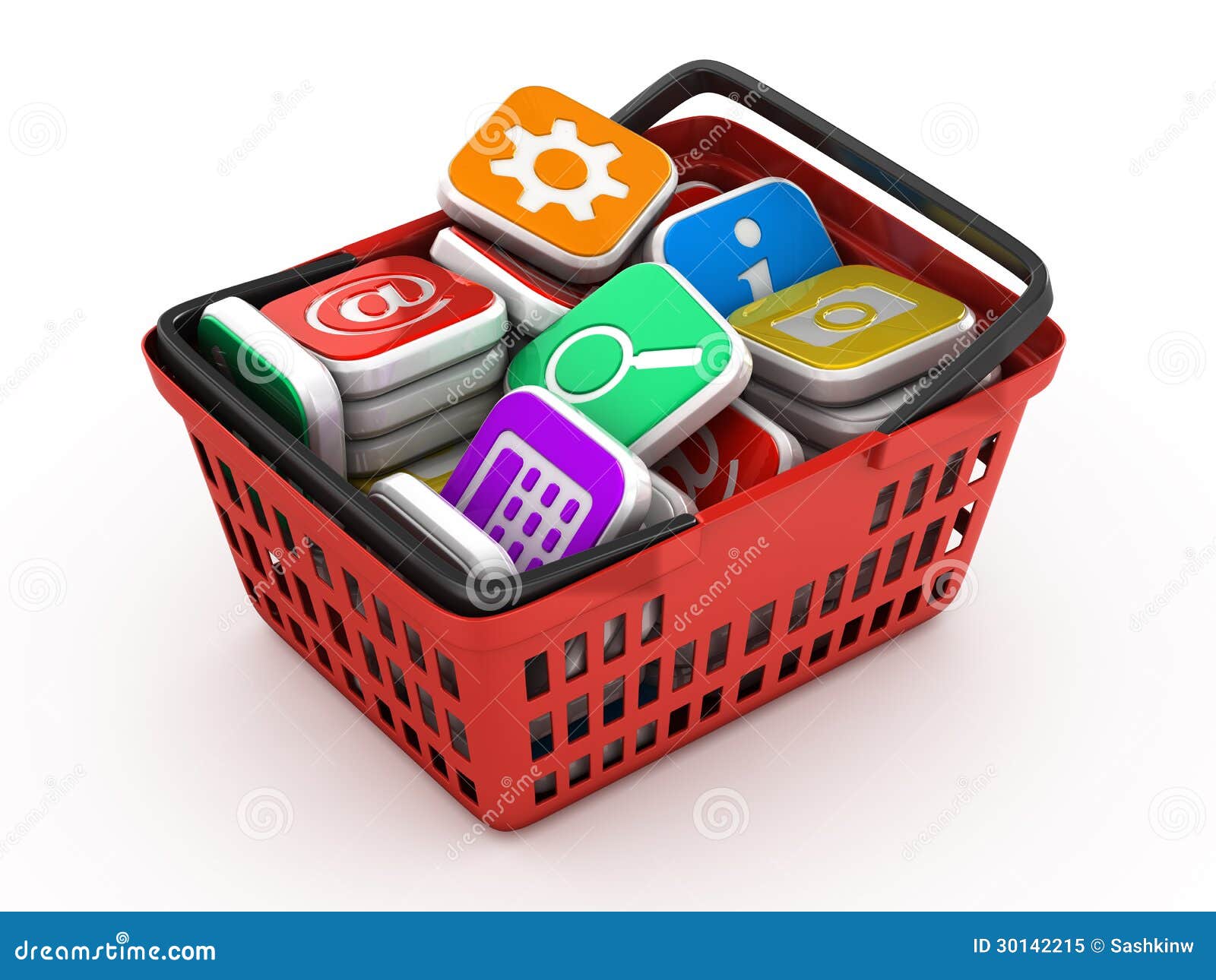 Concept Application Software Store Stock Illustration - Illustration of ...