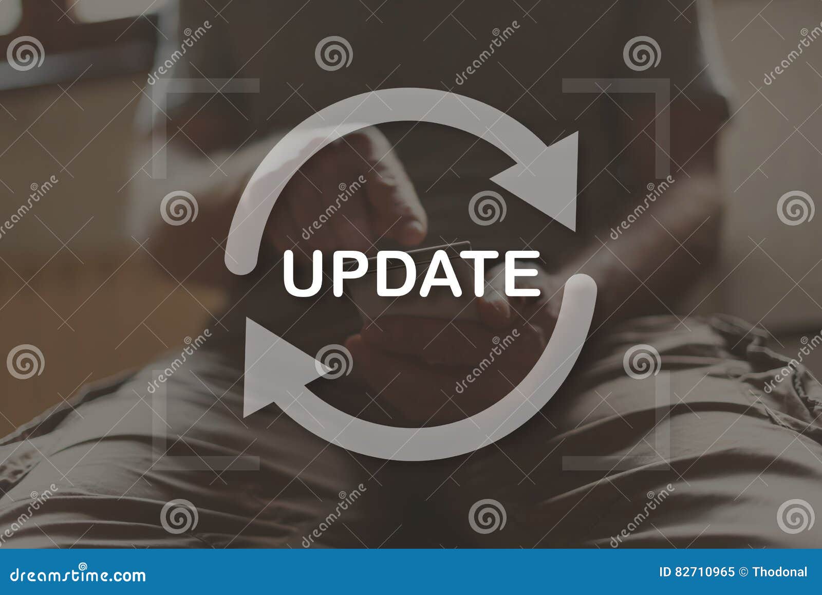 Concept of Application Update Stock Image - Image of development ...