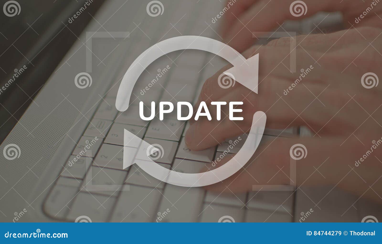 Concept of Application Update Stock Image - Image of installation ...