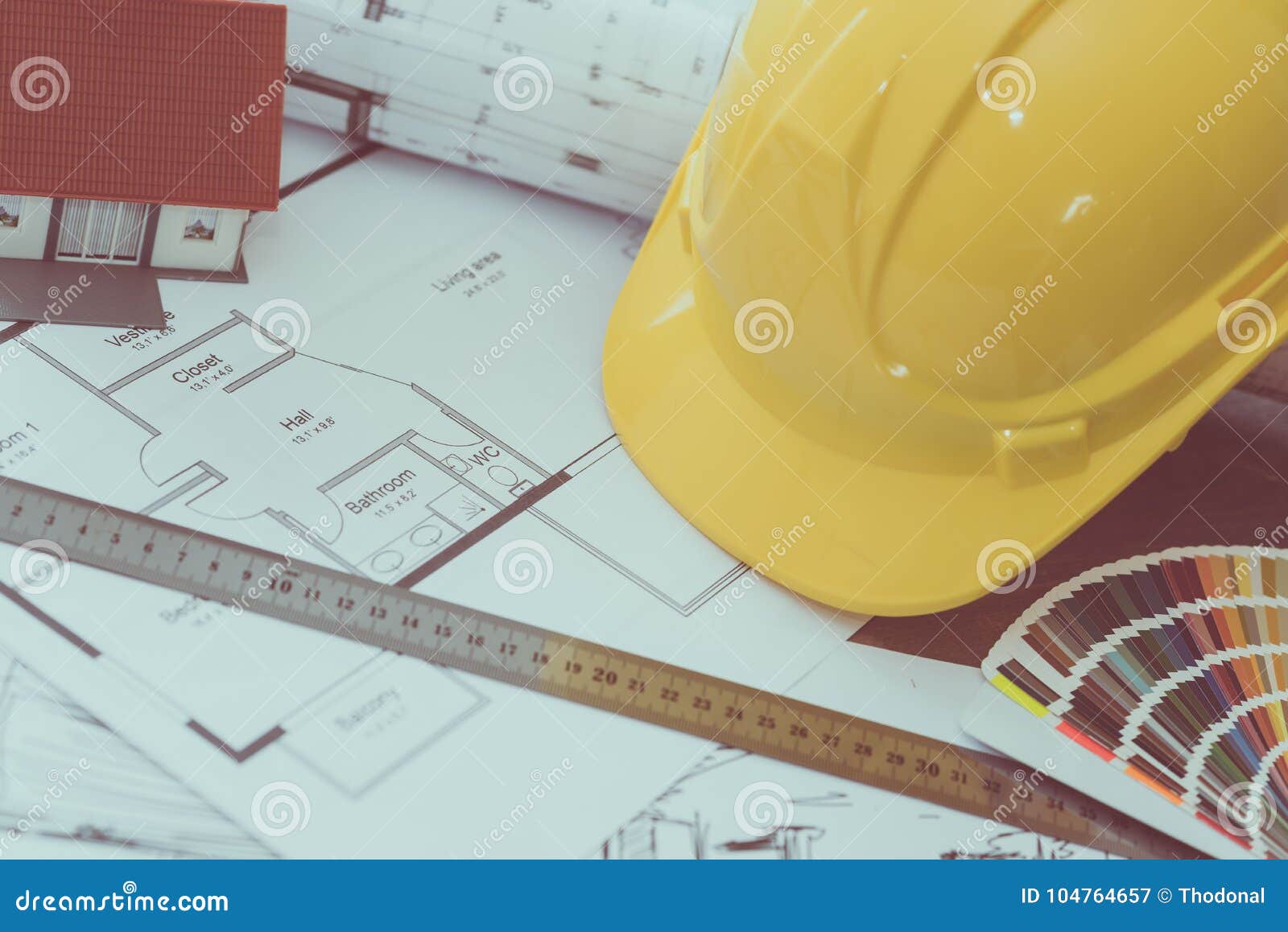 Architectural Project Concept Stock Image - Image of model, plan: 104764657
