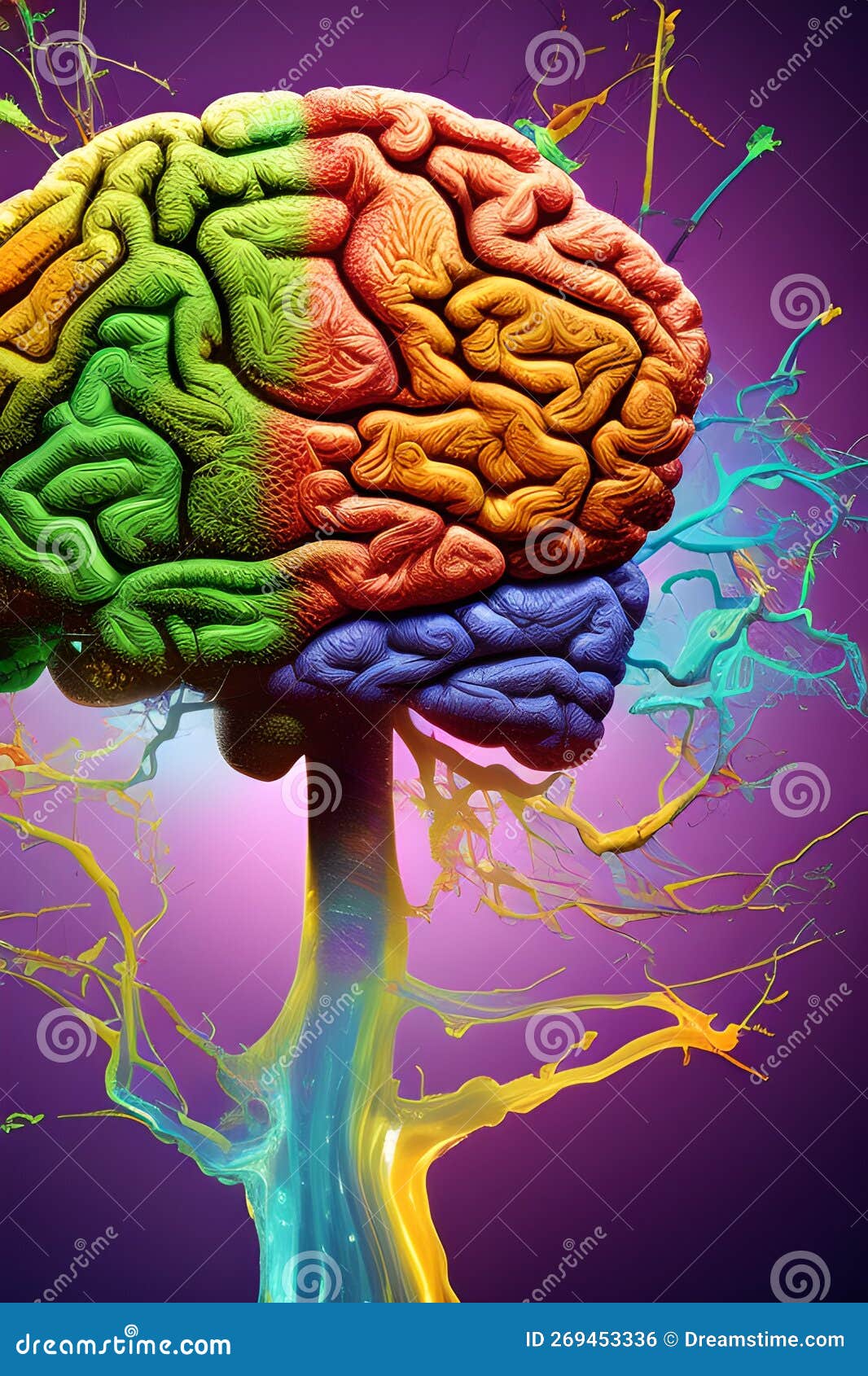 Brain Filled With Ideas Royalty-Free Stock Photography | CartoonDealer ...