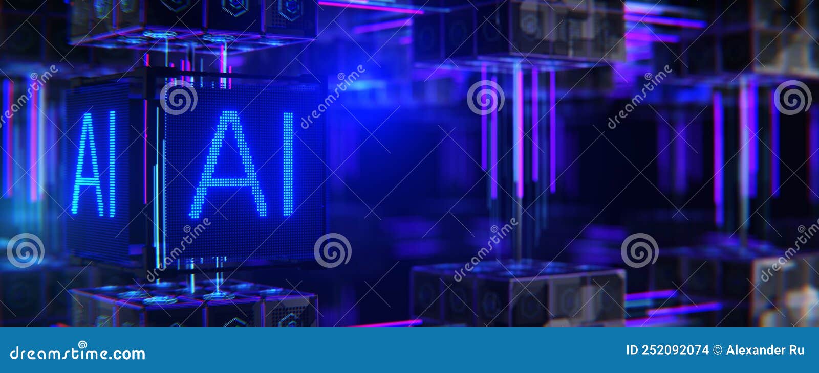 Concept of Artificial Intelligence Algorithm in Futuristic Processor. the Concept of AI ...