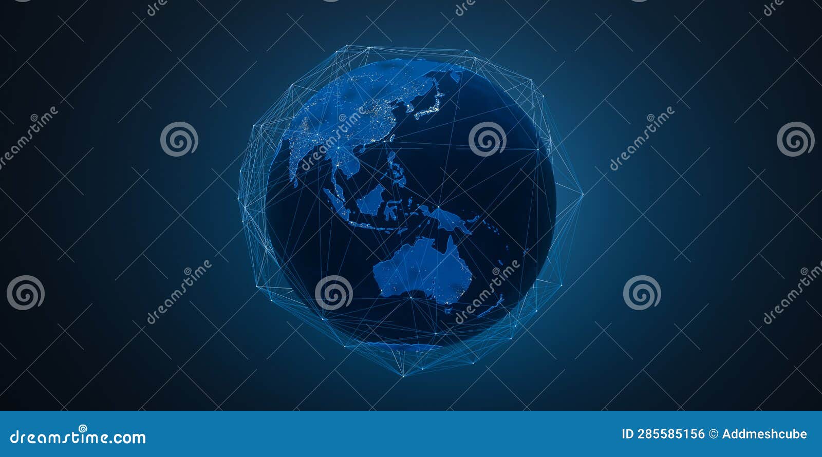 Artificial Satellites Orbiting The Planet Earth With Wireless ...