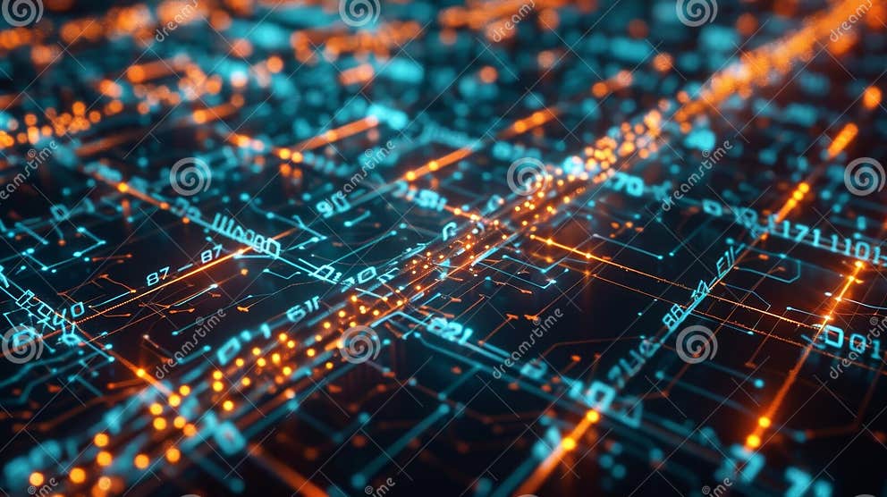 A Concept Artwork of Data Blocks Forming a Chain Showcasing the ...