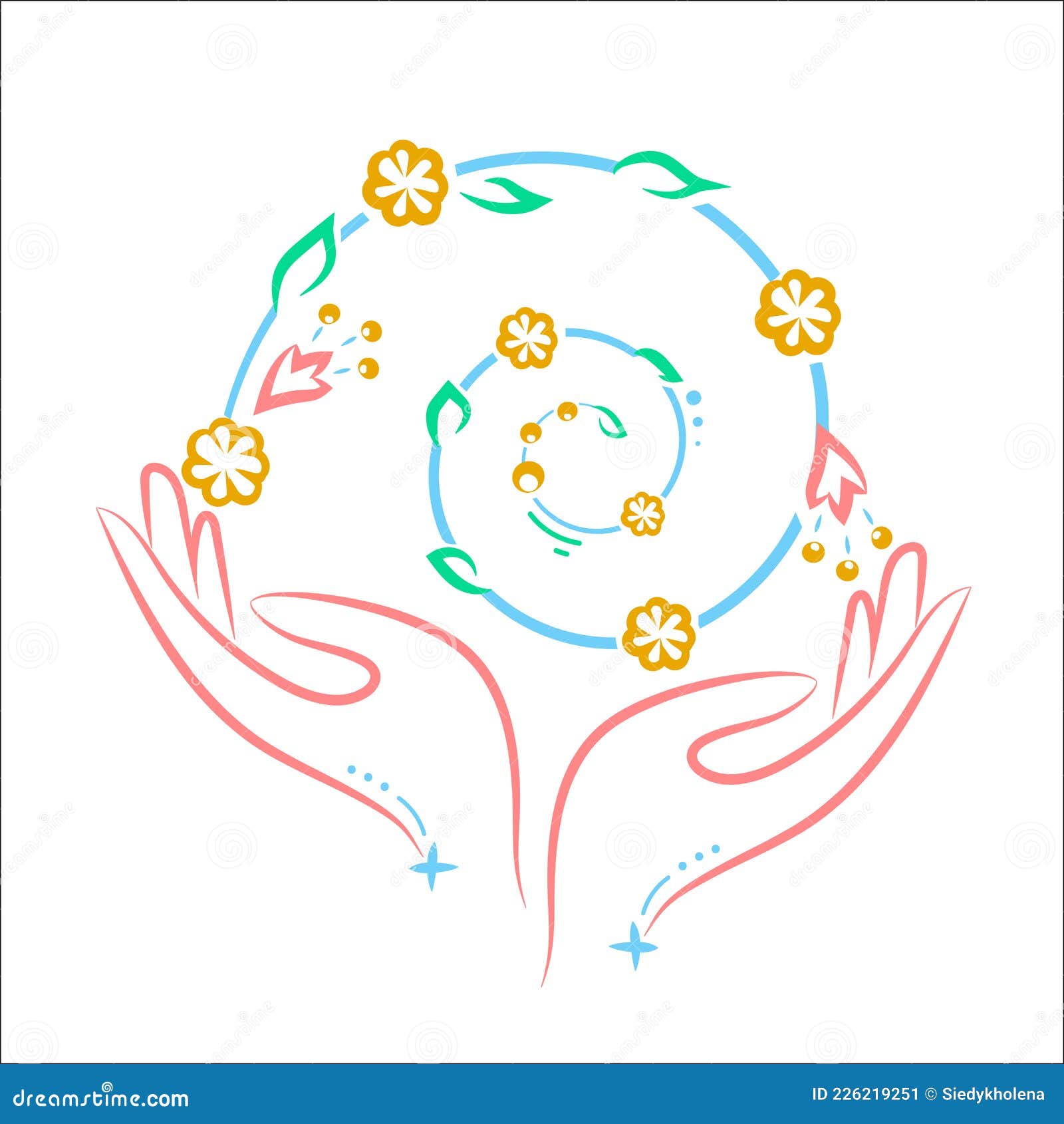 Concept As a Symbol of Creation Stock Vector - Illustration of ...
