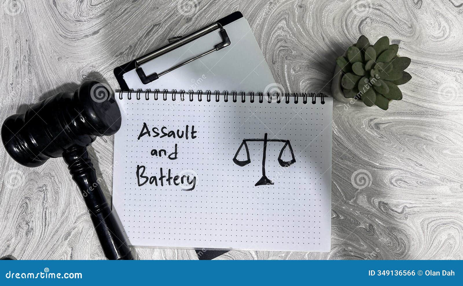 Assault And Battery Are Shown Using The Text Royalty-Free Stock ...