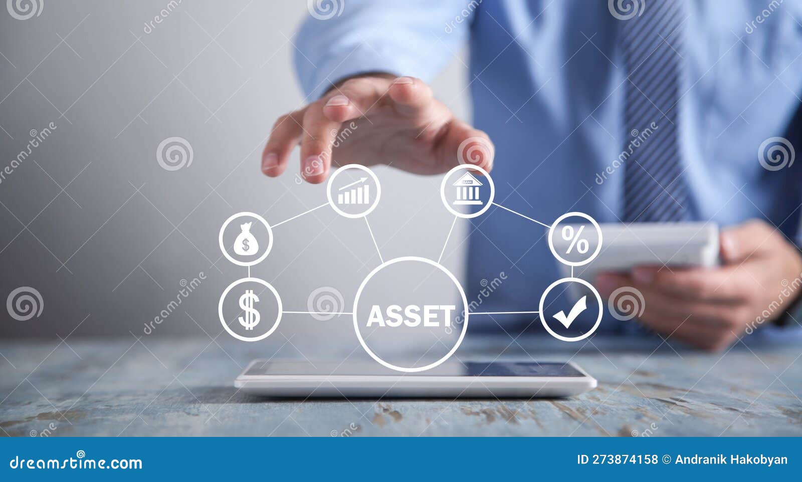 Concept of Asset. Business Concept Stock Photo - Image of investment ...