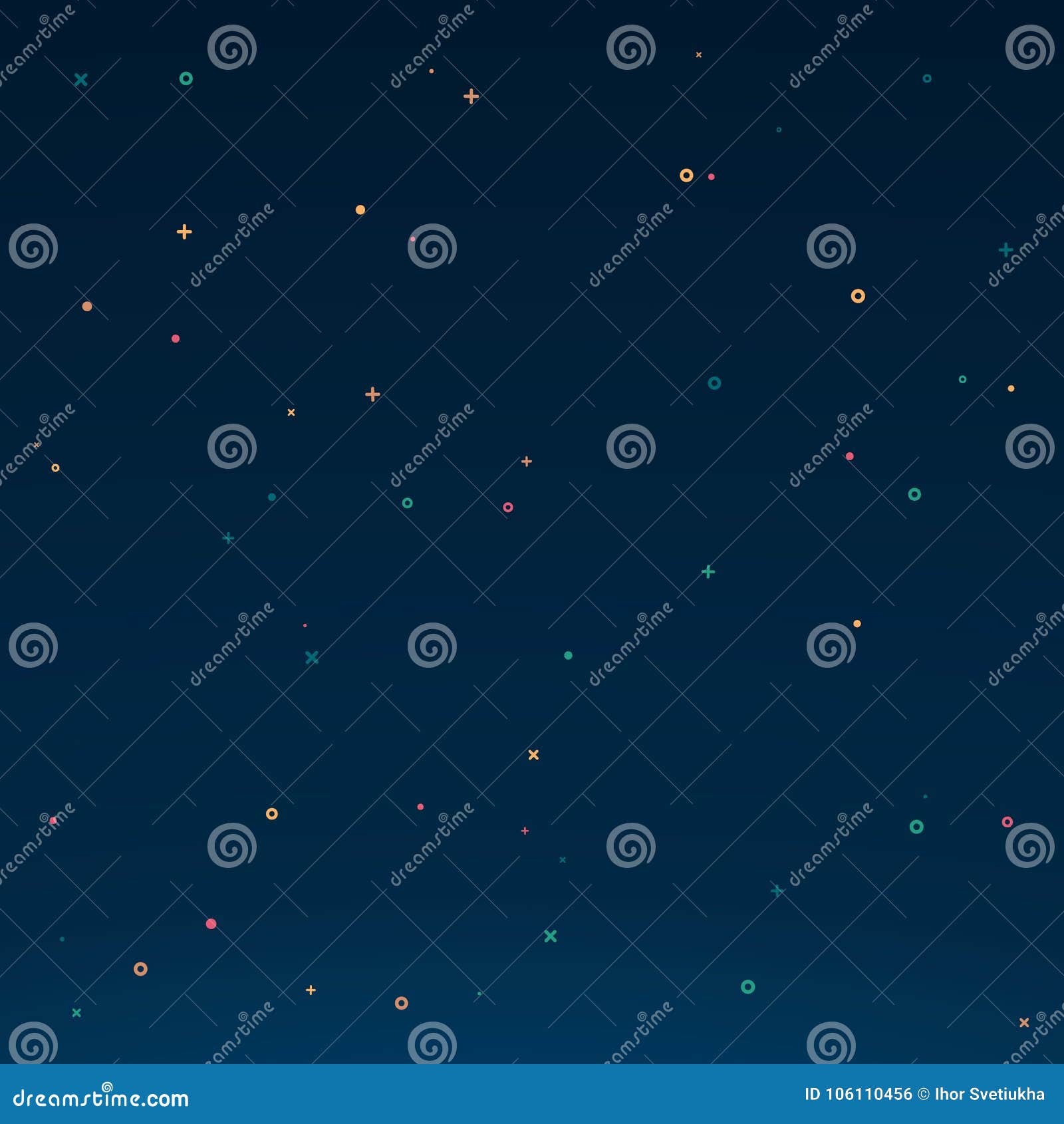 Concept of Astral Sky Background in Flat Motion Style Design. Colorful ...