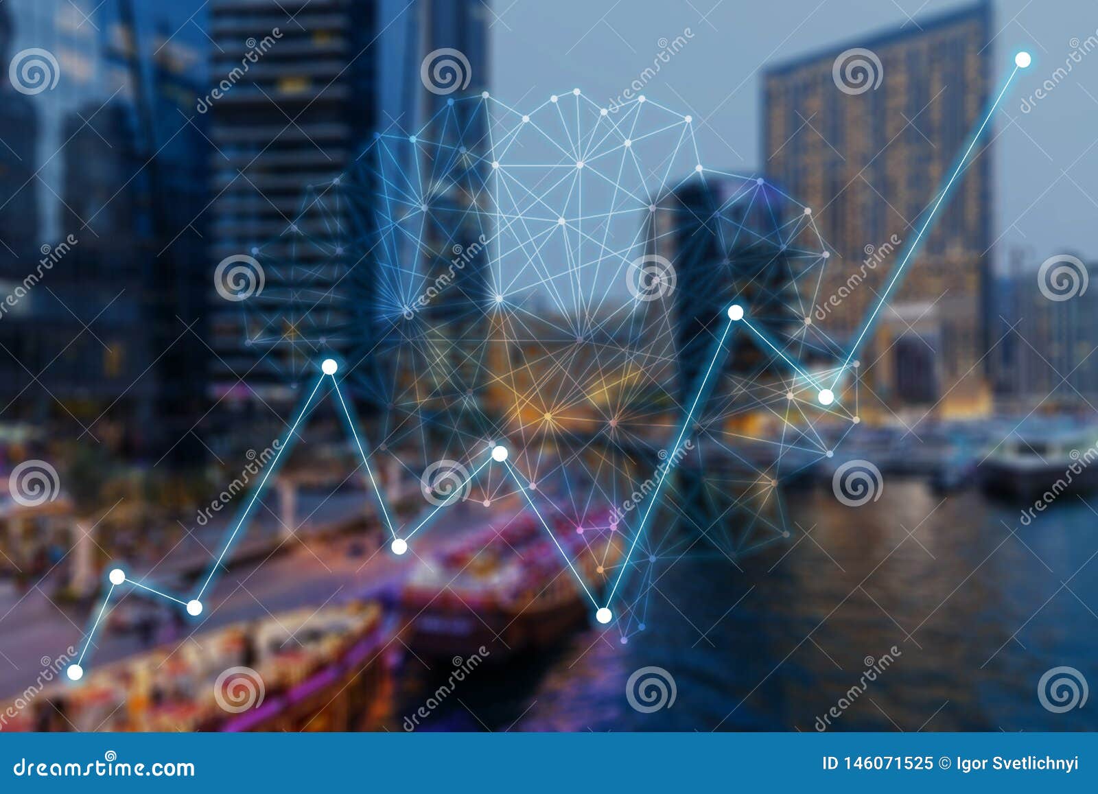 Concept Augmented Analytics Stock Illustration - Illustration of ...