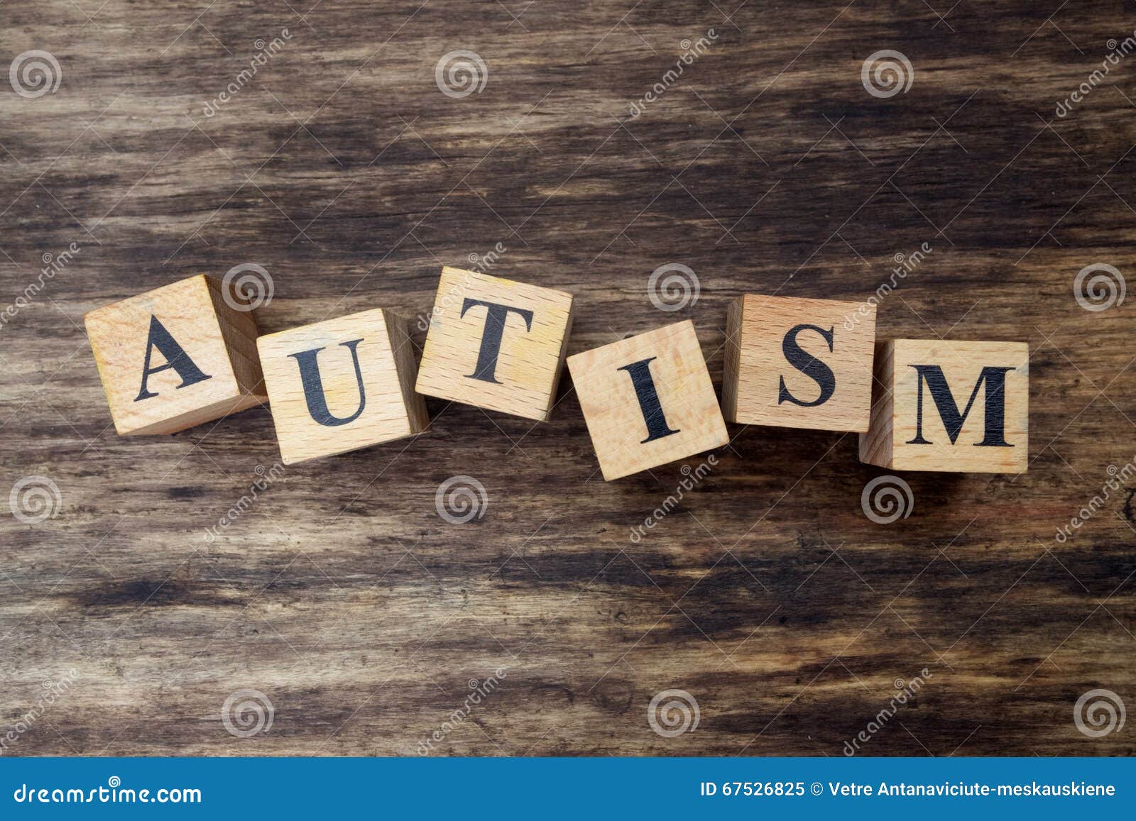 Autism Word On Wooden Blocks Royalty-Free Stock Image | CartoonDealer ...