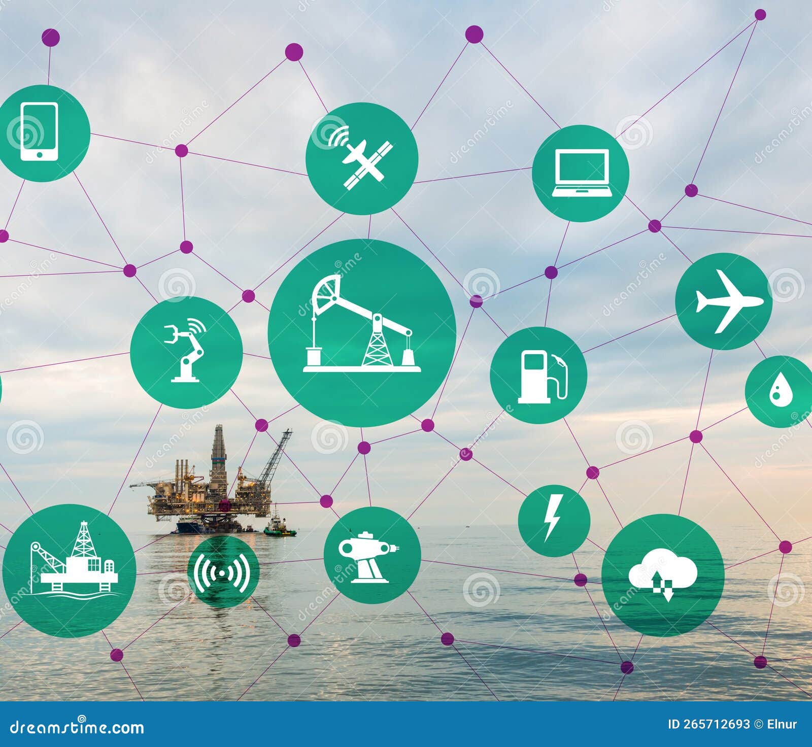 Concept of Automation in Oil and Gas Industry Stock Image - Image of ... Concept of Automation in Oil and Gas Industry Stock Image - Image of ...