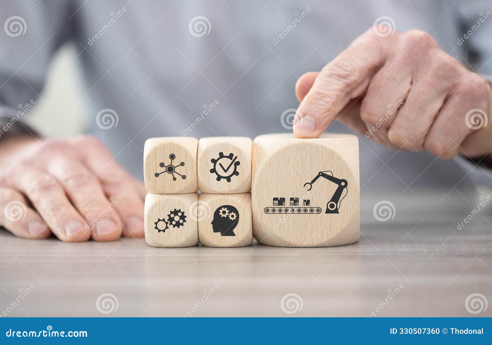 Concept of automation stock photo. Image of computer - 330507360