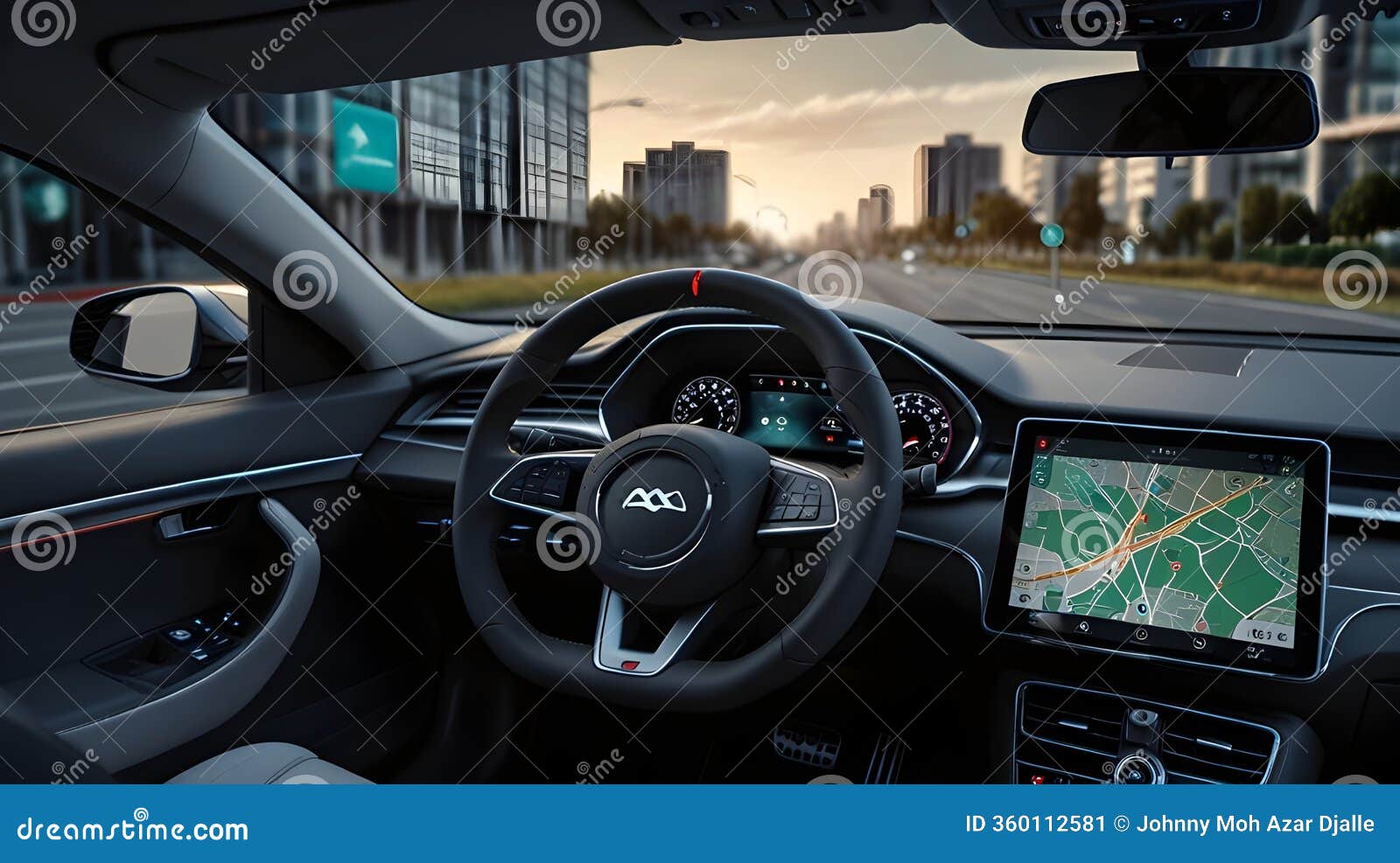 Concept of Autonomous Driving with Digital Car Systems and Navigation ...