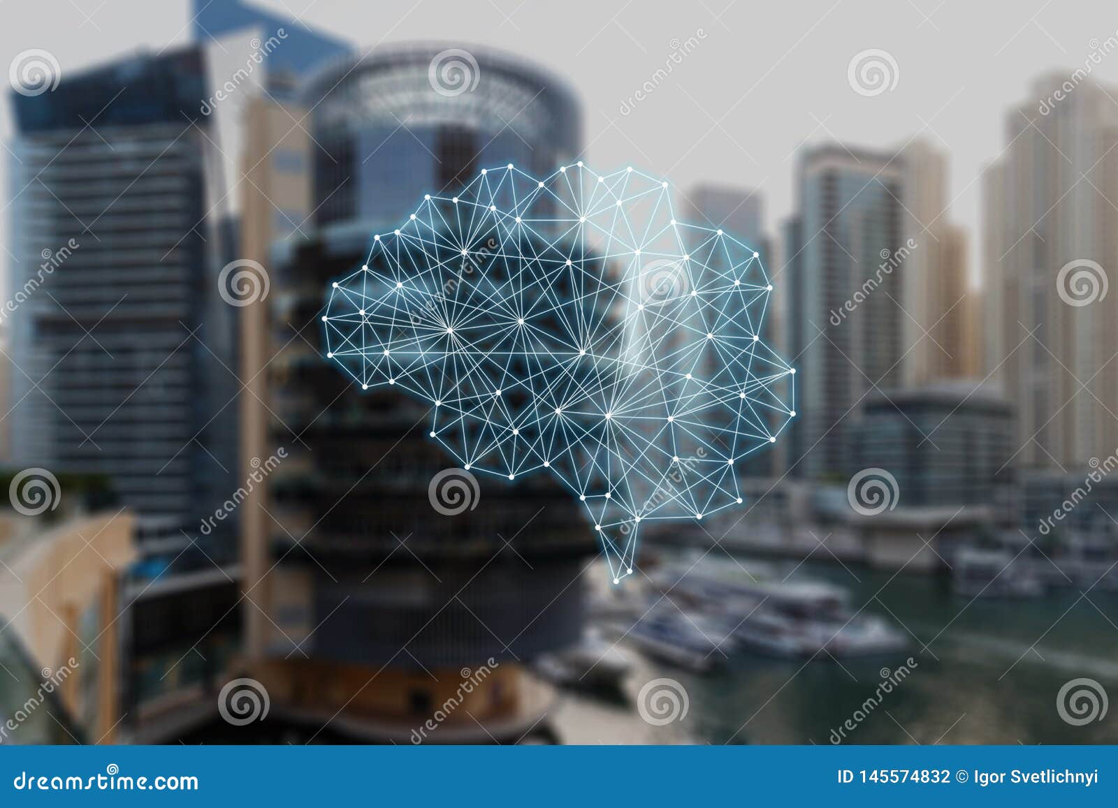The Concept of Autonomous Things Stock Illustration - Illustration of ...