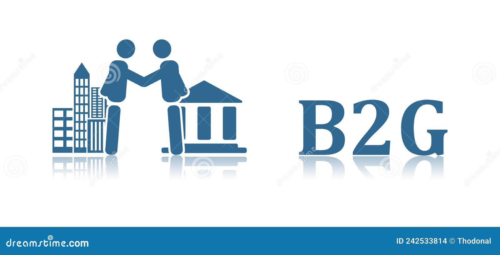 Concept of b2g stock illustration. Illustration of businesstogovernment ...