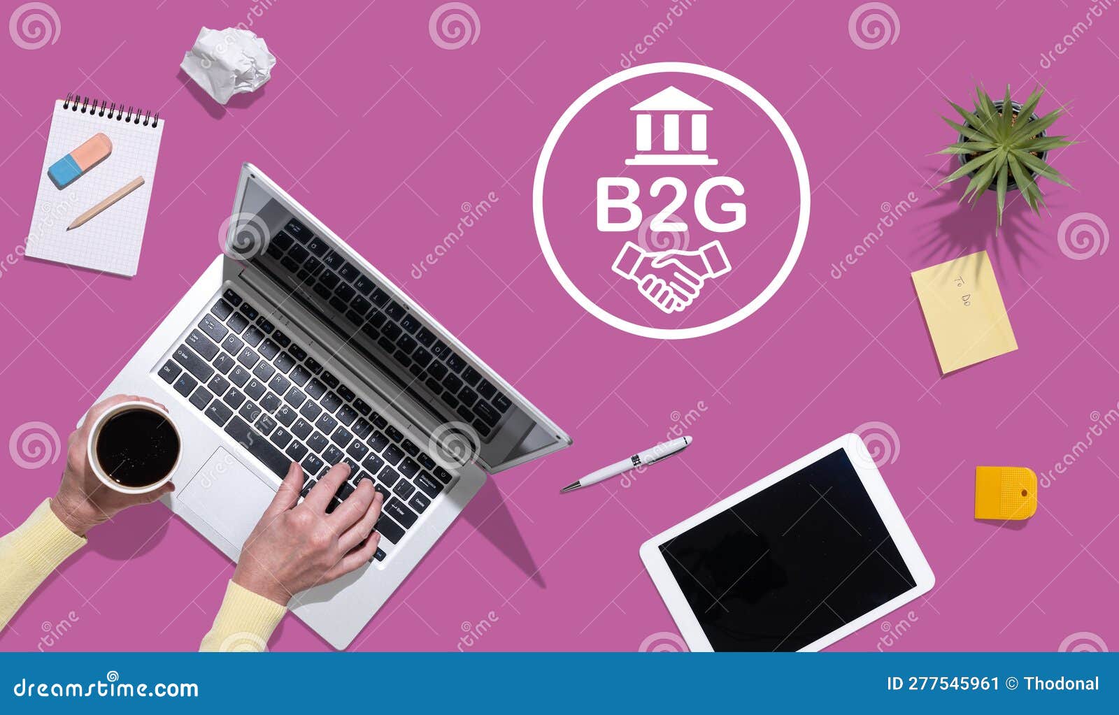 Concept of b2g stock image. Image of management, customer - 277545961
