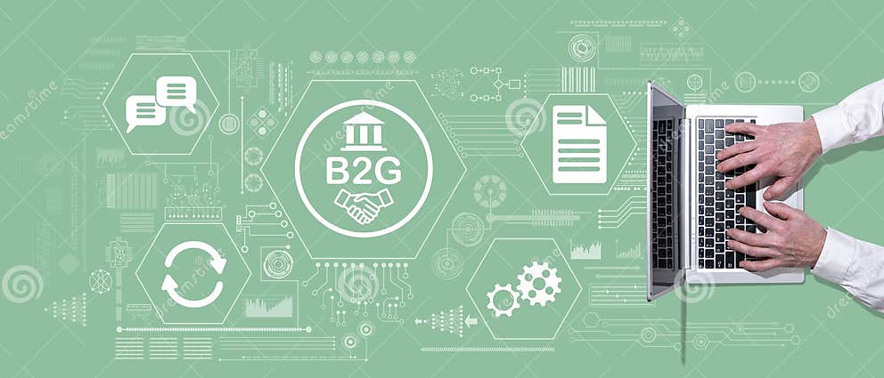 Concept of b2g stock image. Image of businesstogovernment - 300384765