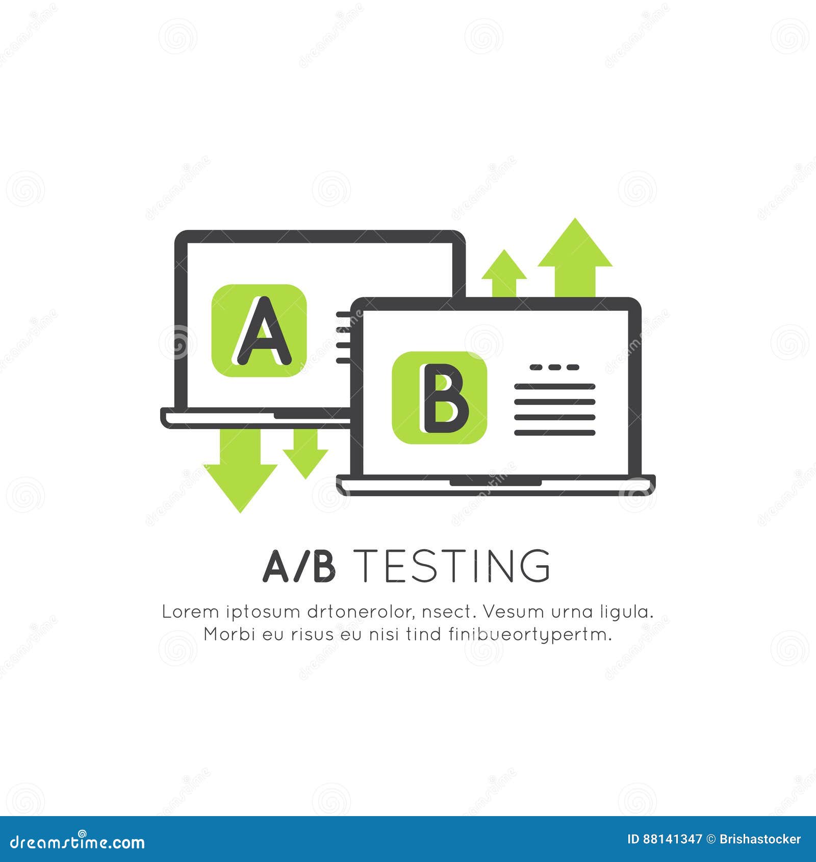 Concept of a/B Testing, Bug Fixing, User Feedback, Comparison Process ... Concept of a/B Testing, Bug Fixing, User Feedback, Comparison Process ...
