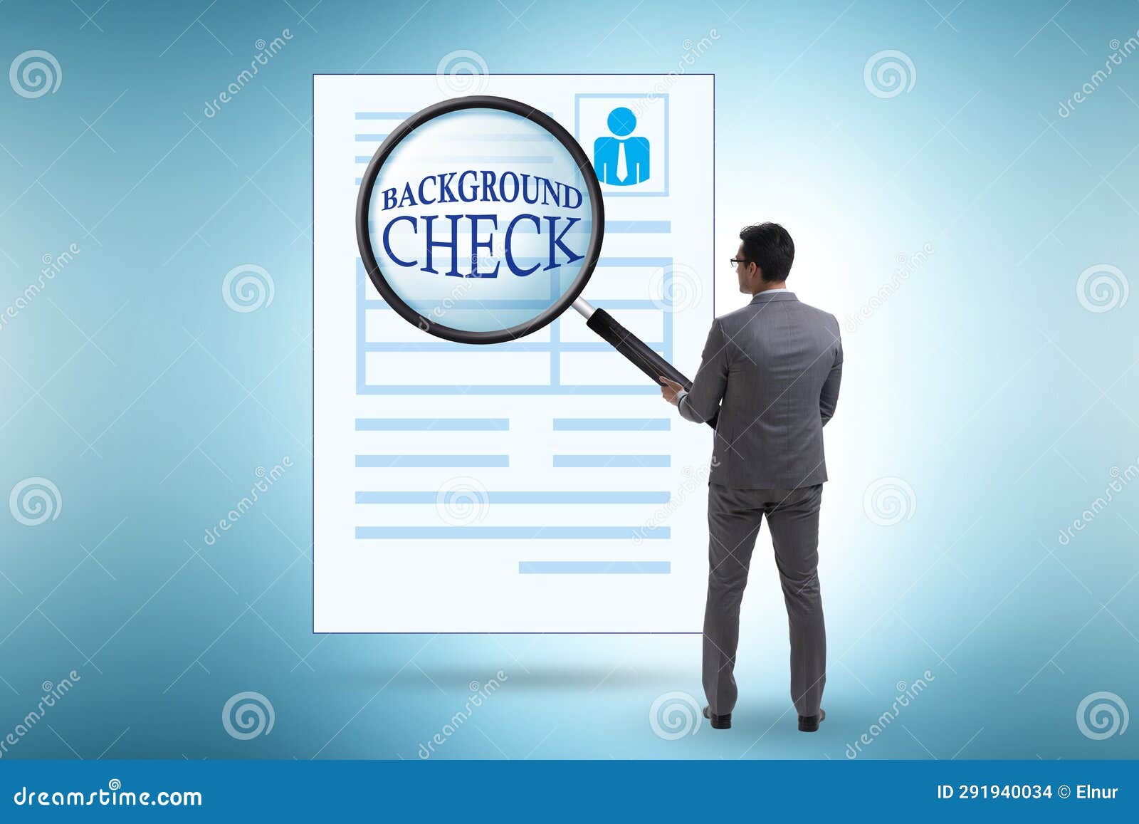 Concept of Background Security Check Stock Photo - Image of legal ...