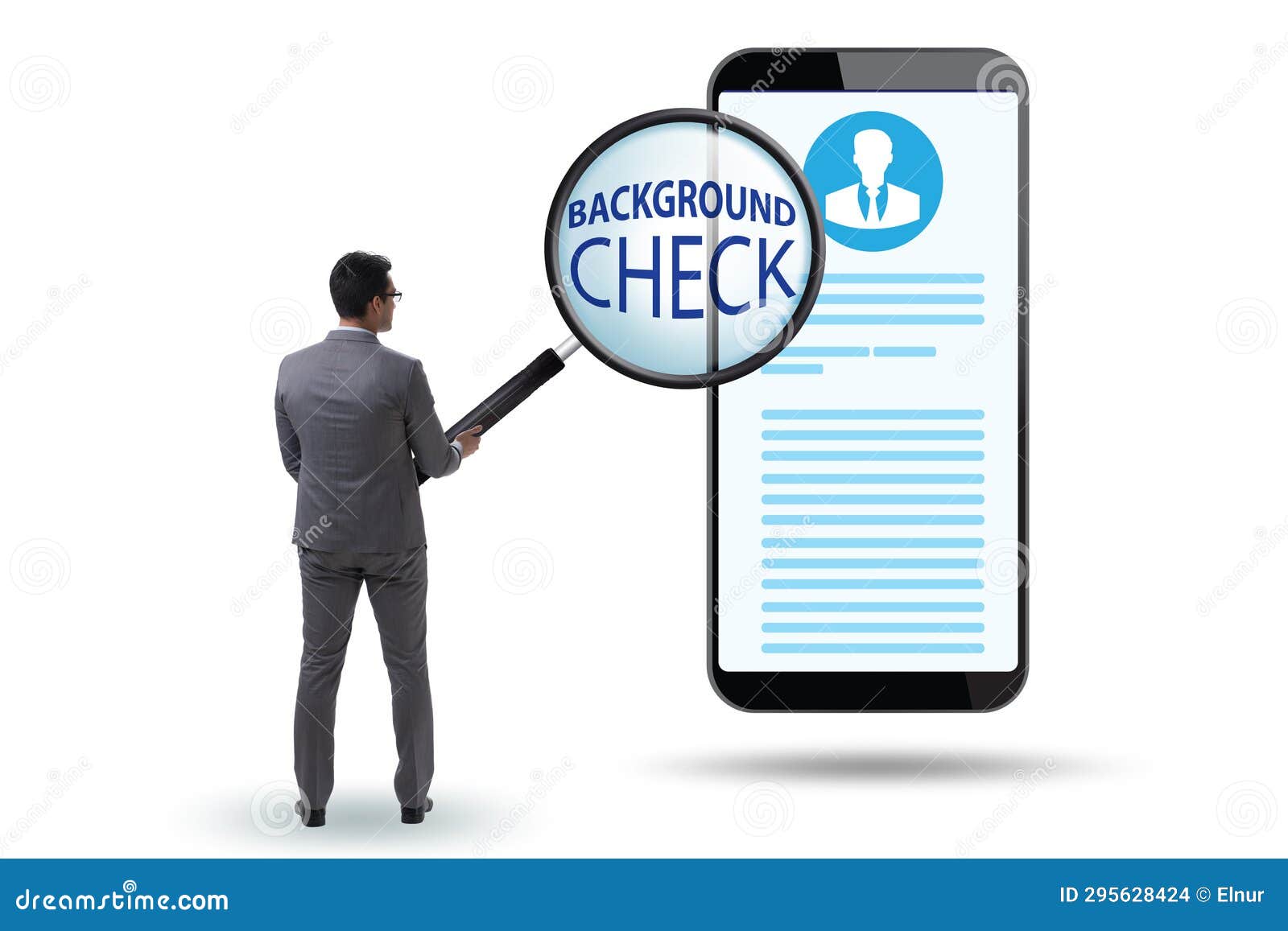 Concept of Background Security Check Stock Photo - Image of sign ...