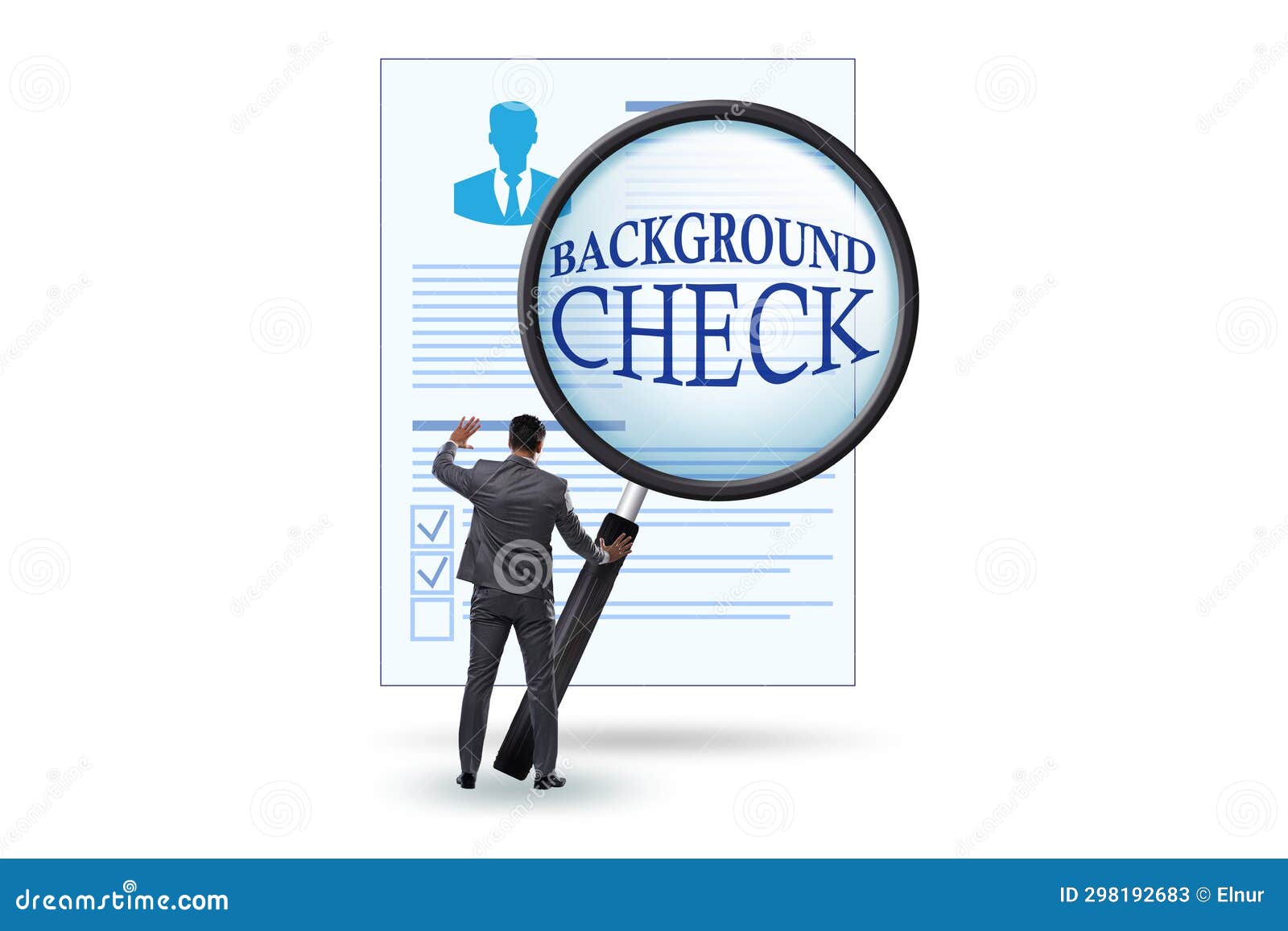 Concept of Background Security Check Stock Image - Image of technology ...