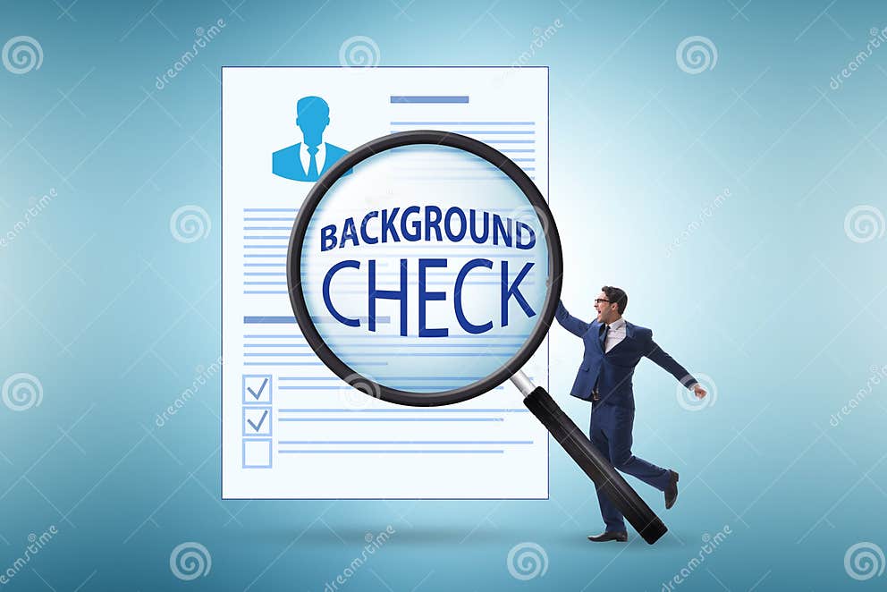 Concept of Background Security Check Stock Image - Image of background ...
