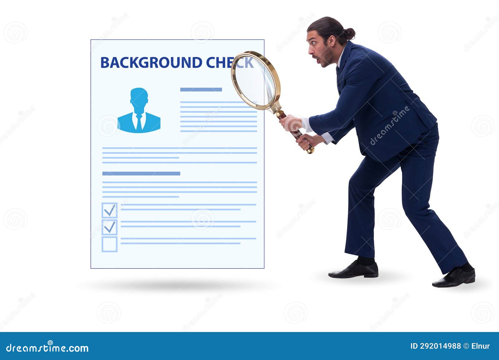 Concept of Background Security Check Stock Photo - Image of record ...