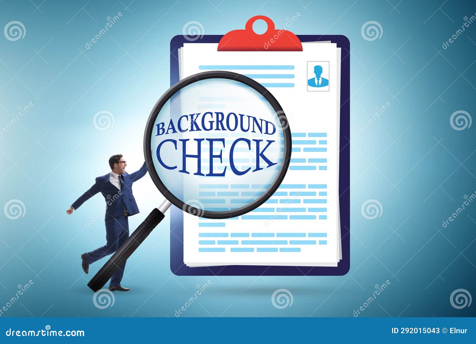Concept of Background Security Check Stock Image - Image of insurance ...