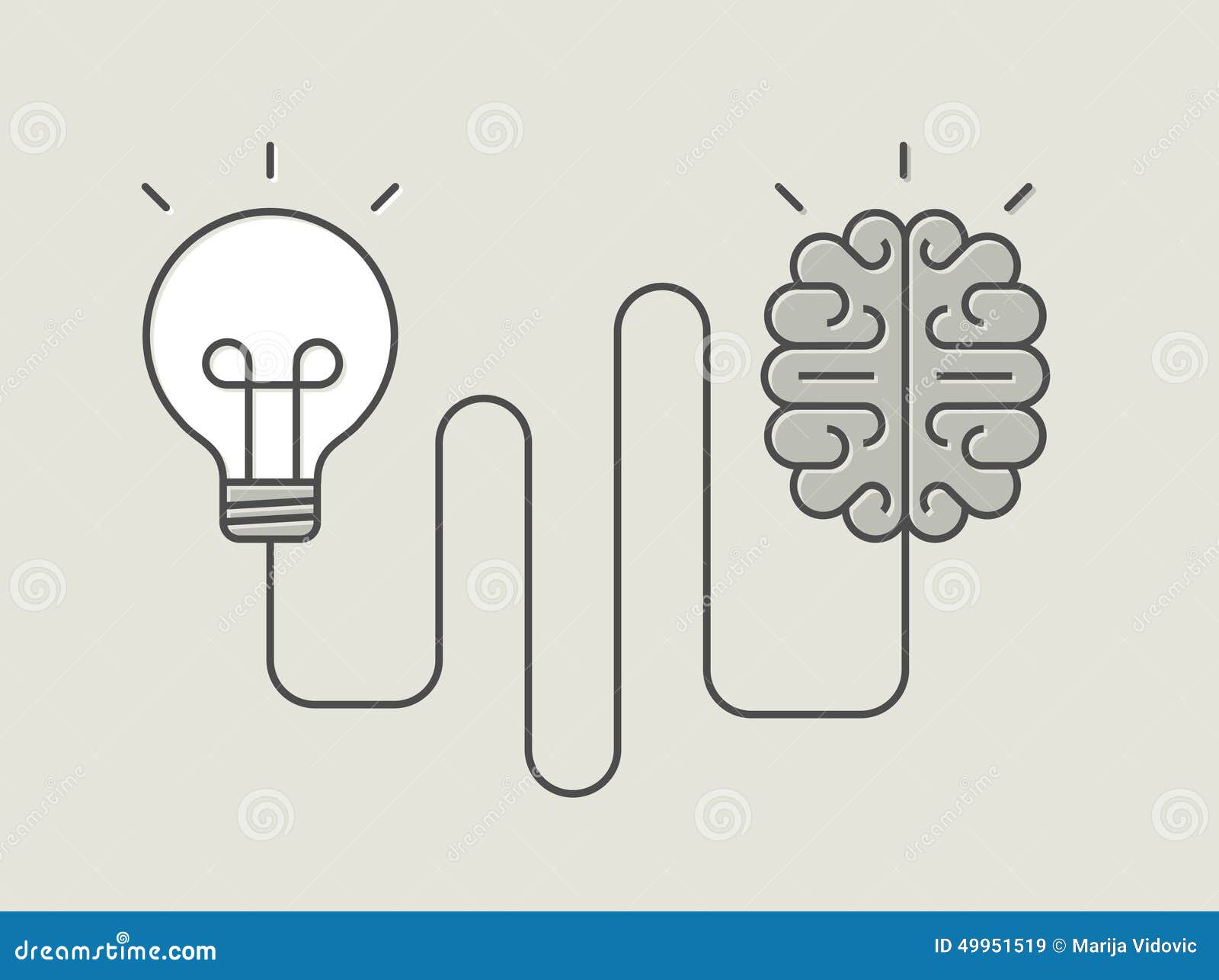 Concept Banner of Creative Thinking Stock Vector - Illustration of ...