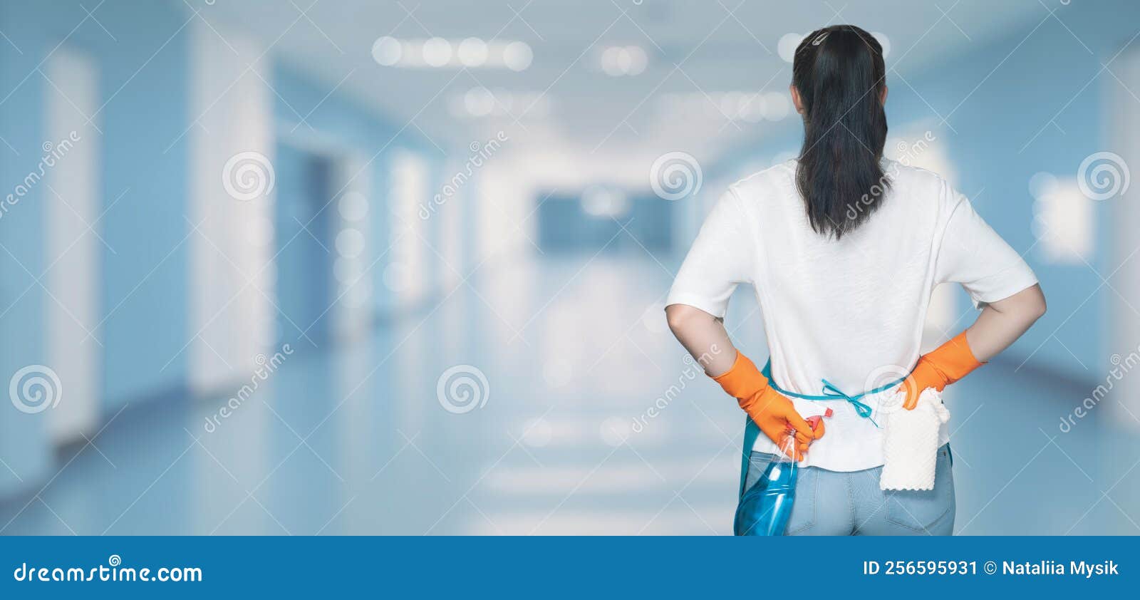 Concept of the Beginning of Cleaning in Large Rooms Stock Image - Image ...