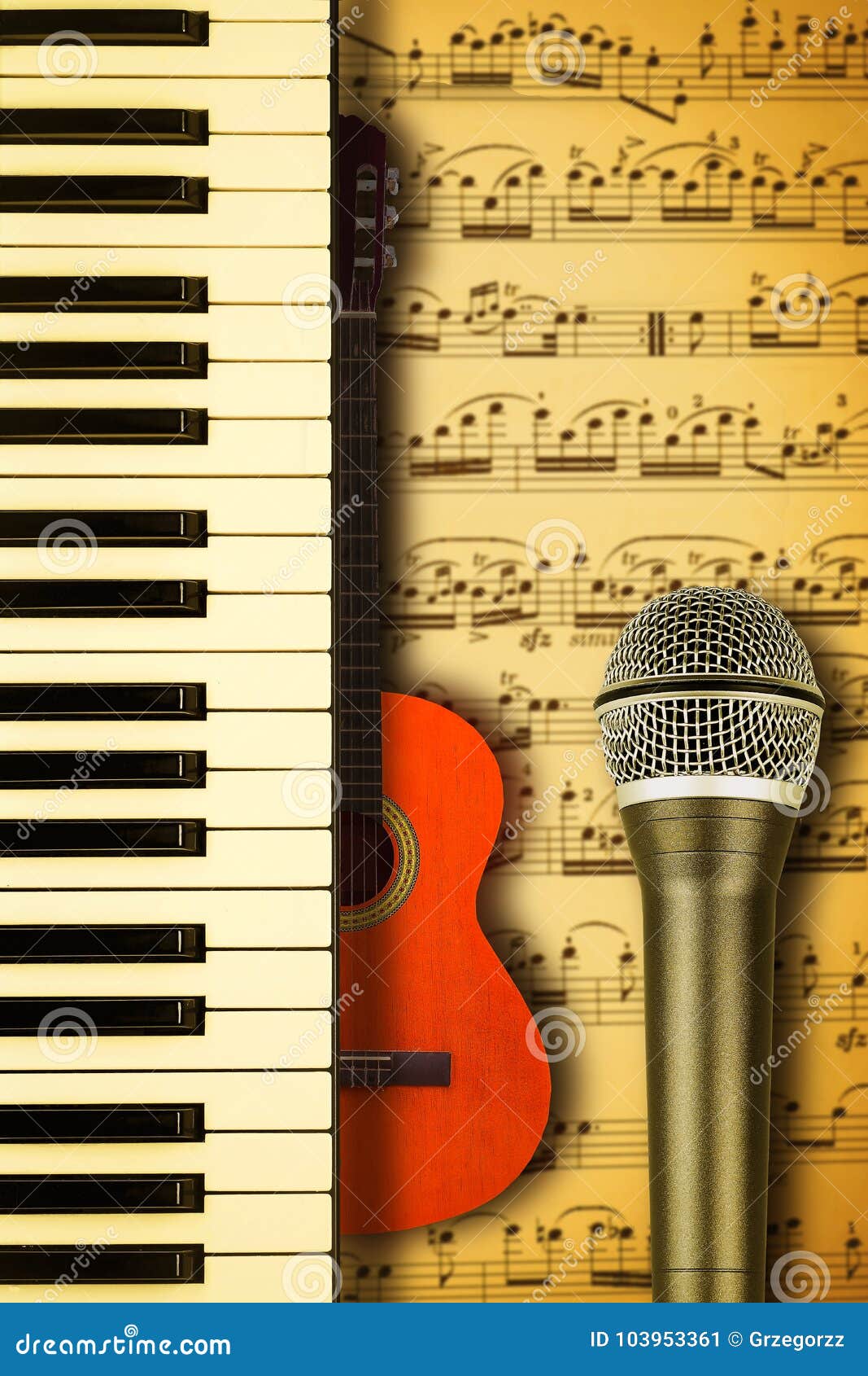 Concept Behind the Music Relating To the Score with Notes Stock Image ... Concept Behind the Music Relating To the Score with Notes Stock Image ...