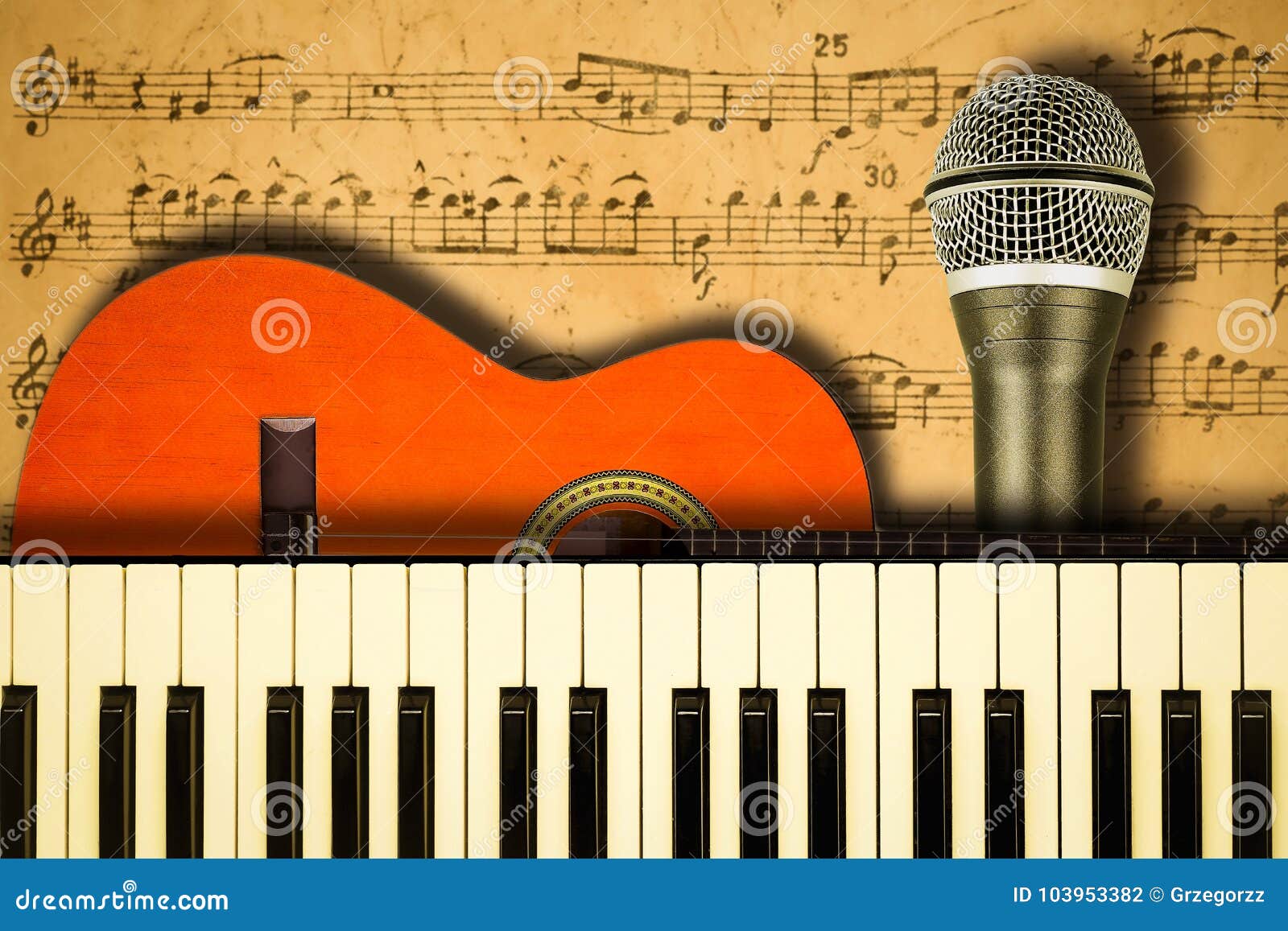 Concept Behind the Music Relating To the Score with Notes Stock Photo ... Concept Behind the Music Relating To the Score with Notes Stock Photo ...