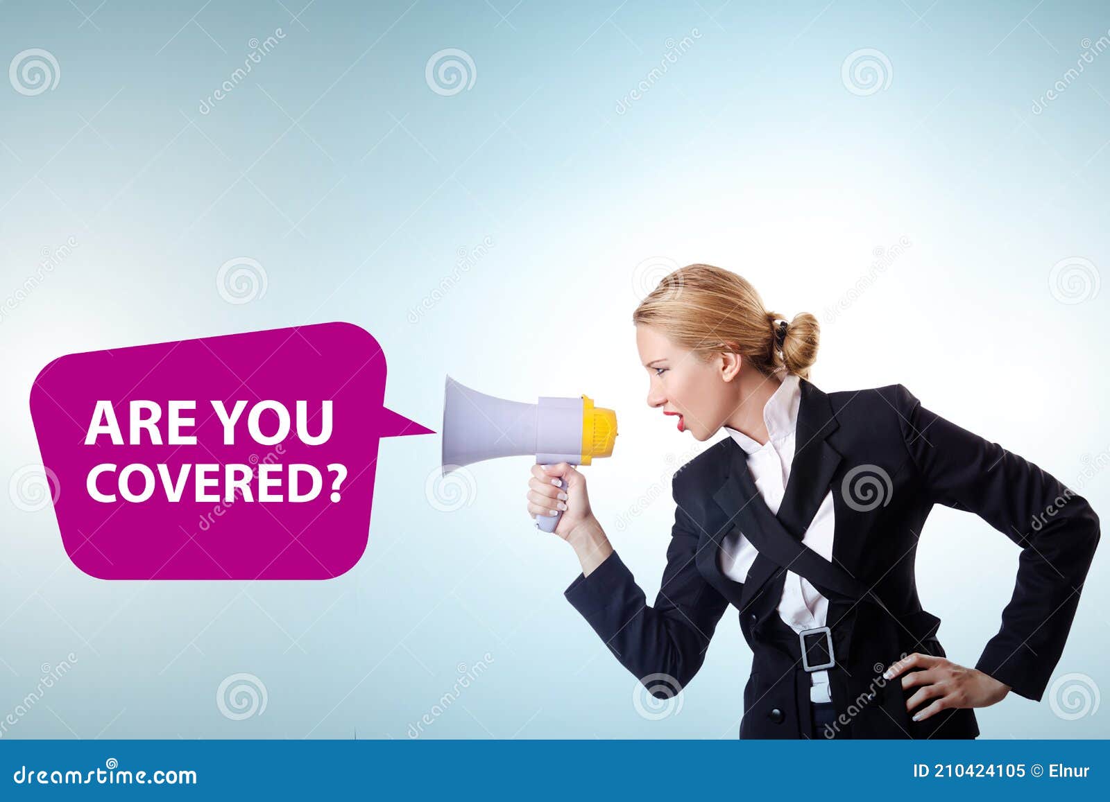 Concept of Being Covered by Insurance Stock Image - Image of agent ...
