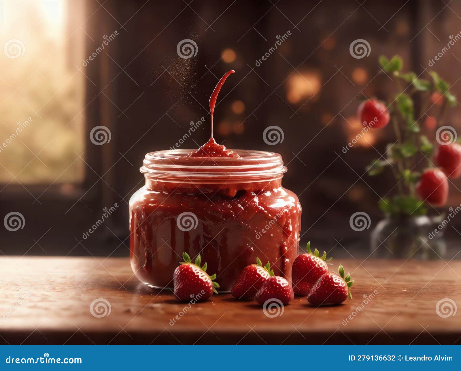 Berrylicious Spread .AI Generated Stock Illustration - Illustration of ...