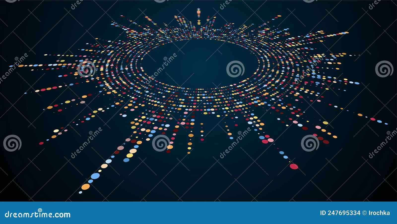 Concept of Big Data or Digital Transformation Stock Vector ...