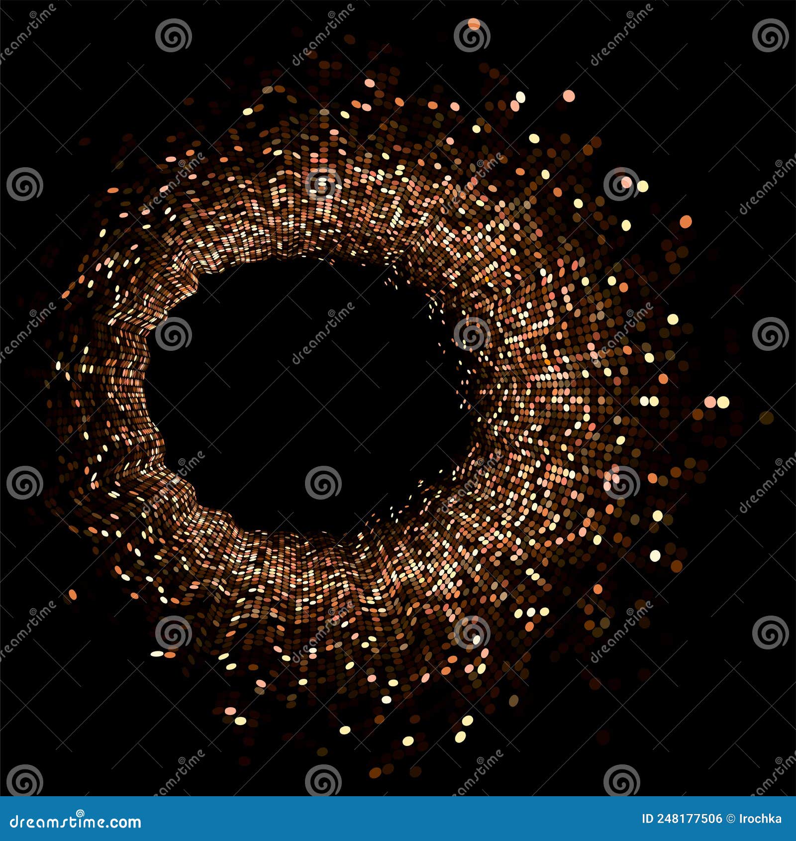 Concept of Big Data or Digital Transformation Stock Illustration ...