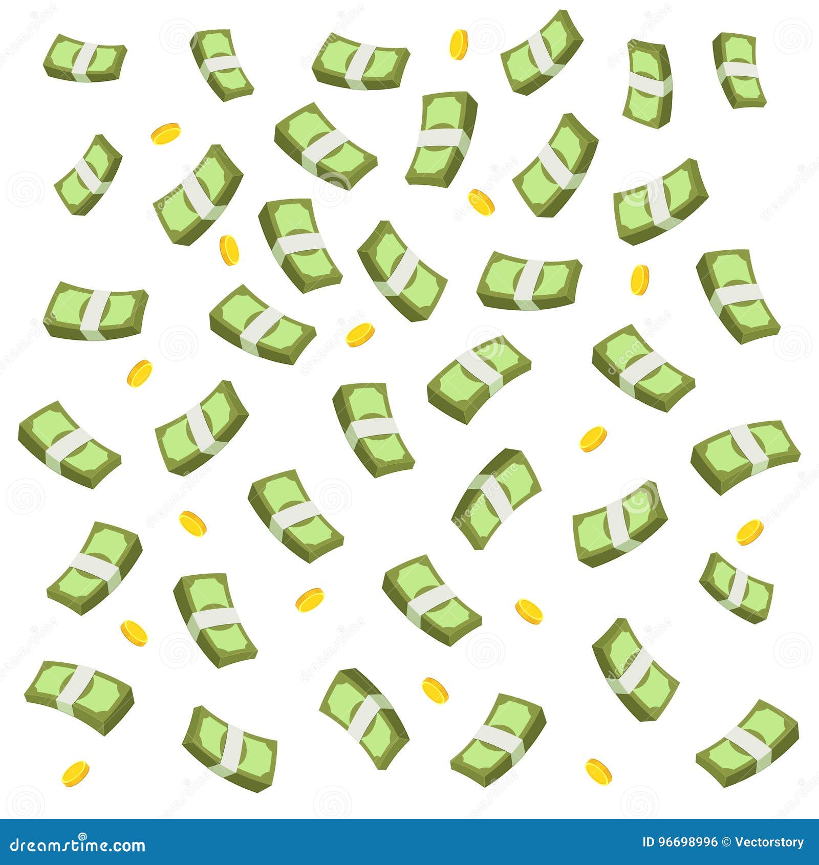 Concept of big money. stock vector. Illustration of activity - 96698996