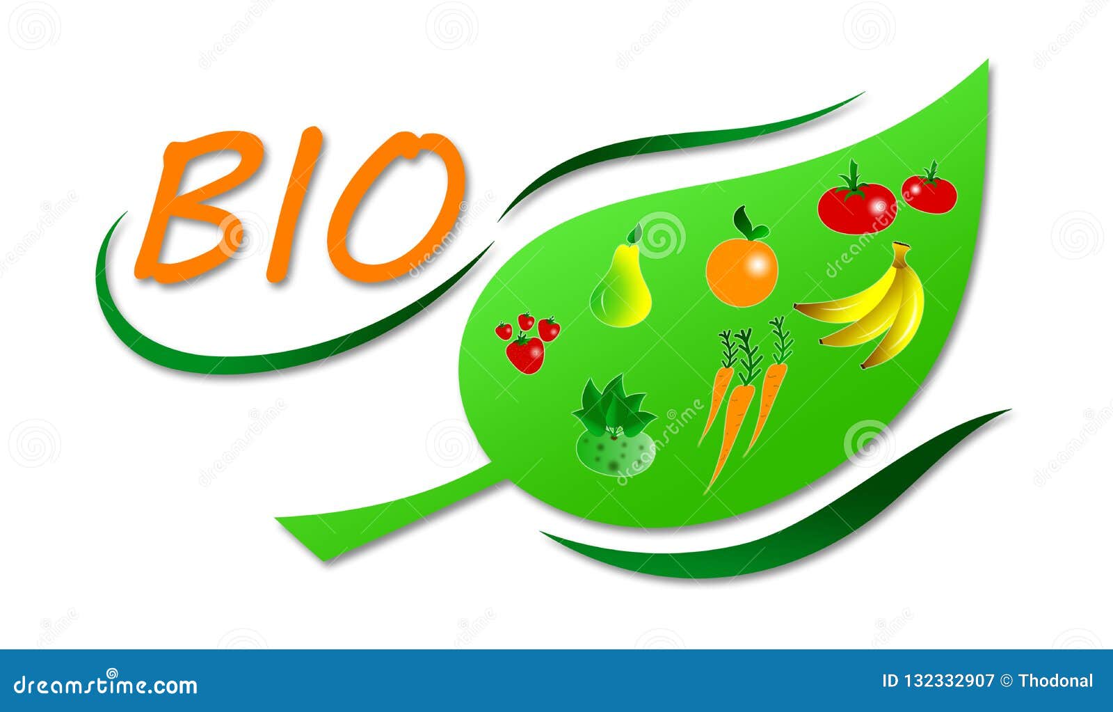 Concept of bio stock illustration. Illustration of lifestyle - 132332907