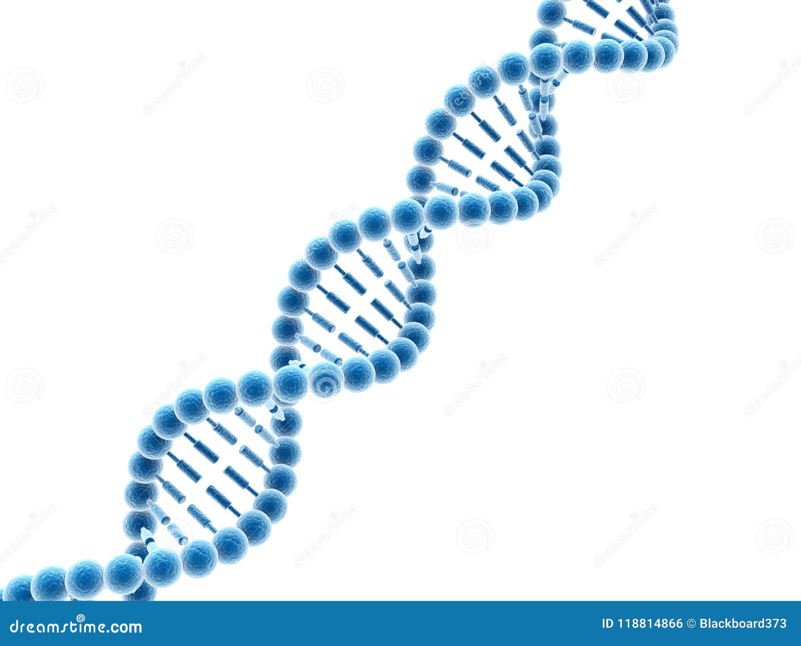 Concept of Biochemistry with Dna Molecule Isolated in White Background ...