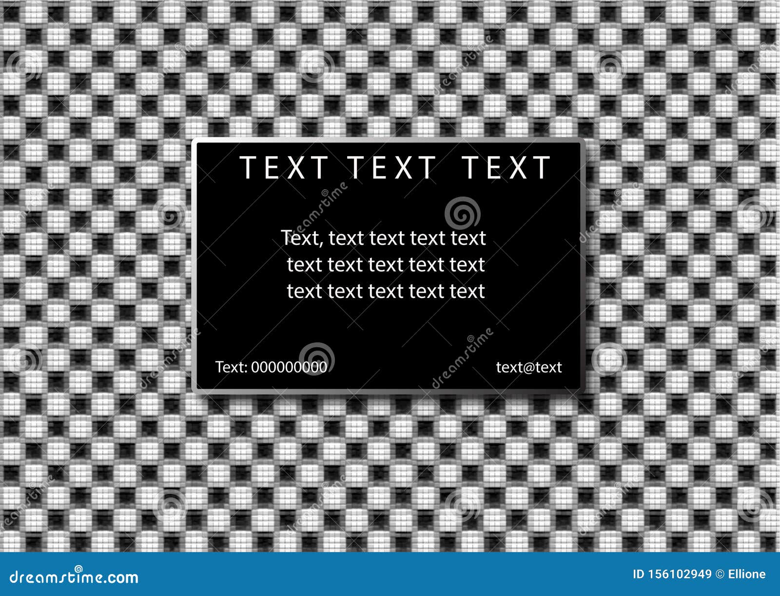 Texture Checkered Pattern with Banner. Stock Vector - Illustration of ...