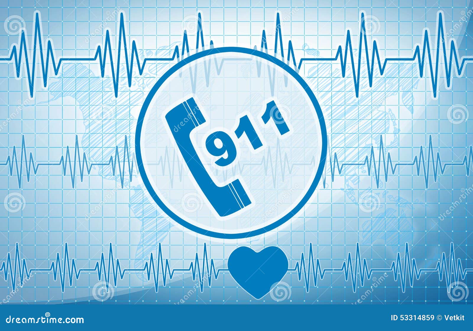 911 concept stock illustration. Illustration of clinic - 53314859