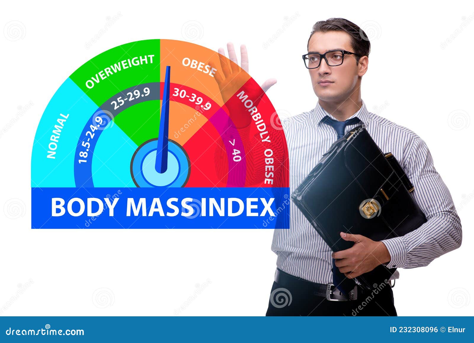 Concept of BMI - Body Mass Index with Nutritionist Stock Photo - Image ...