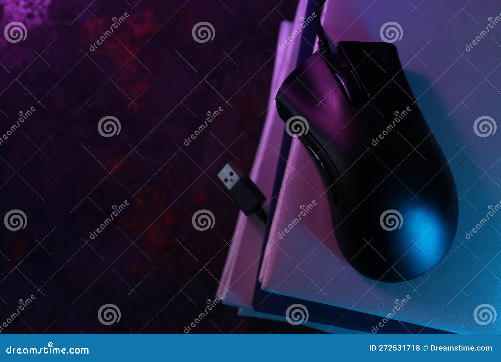 Concept of Books Vs Technology, Space for Text Stock Photo - Image of ...