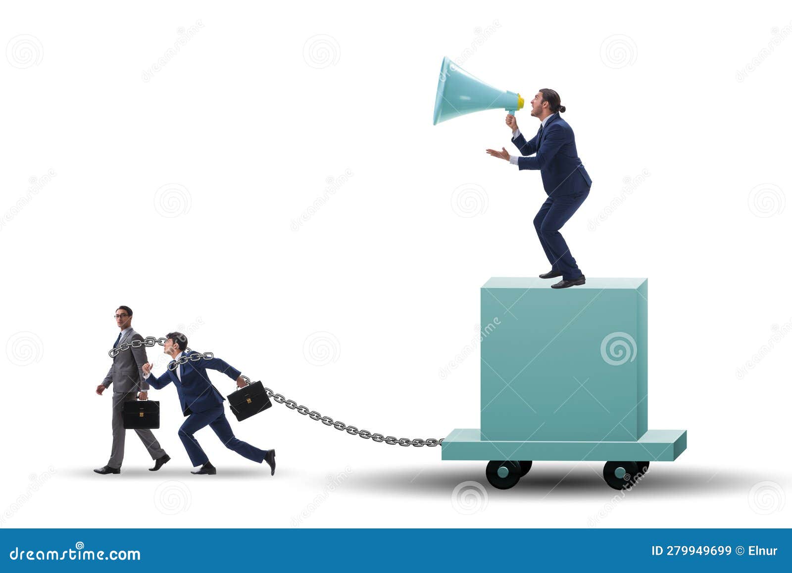 Concept Of Bossy Autocratoc Leadership Stock Photography ...