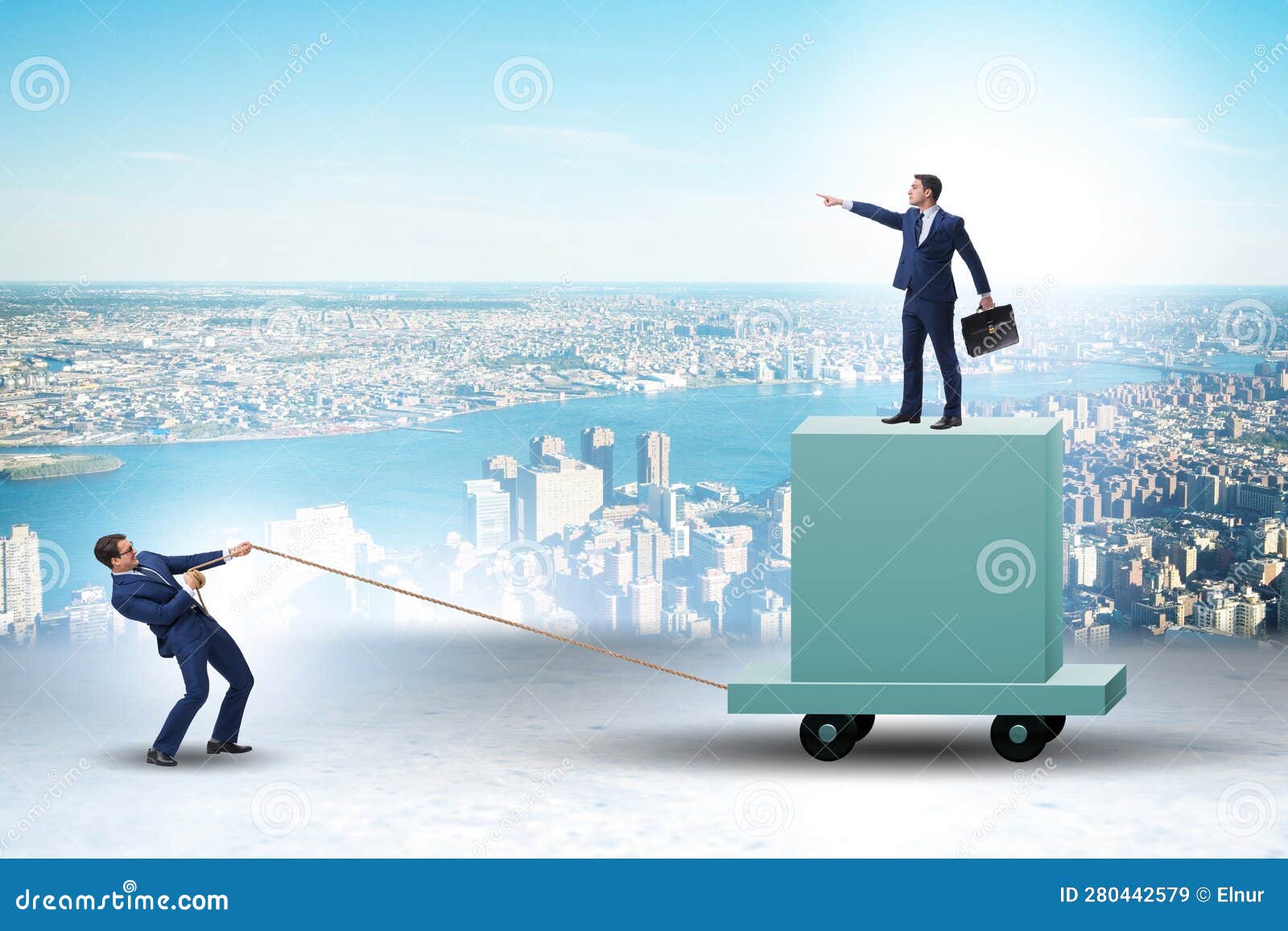 Concept of Bossy Autocratoc Leadership Stock Image - Image of concept ...