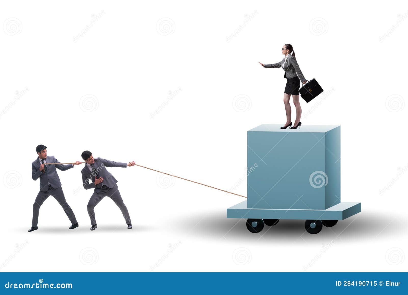 Concept Of Bossy Autocratoc Leadership Royalty-Free Stock Photo ...