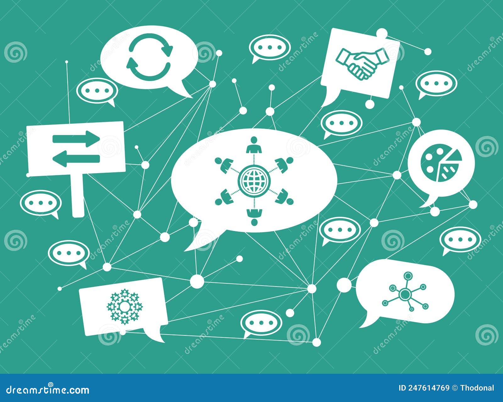 Concept of bpo stock illustration. Illustration of team - 247614769