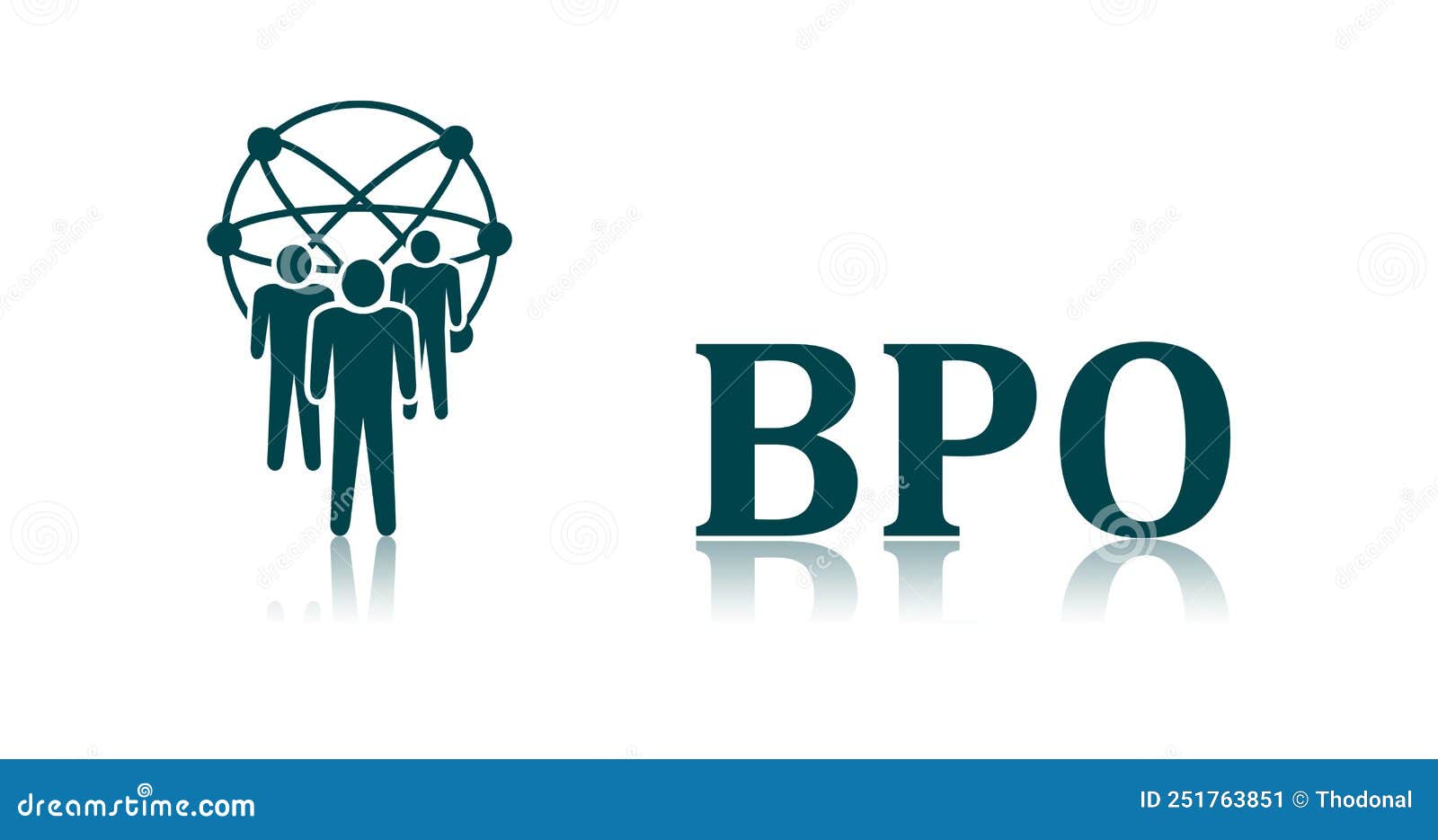 Concept of bpo stock illustration. Illustration of team - 251763851