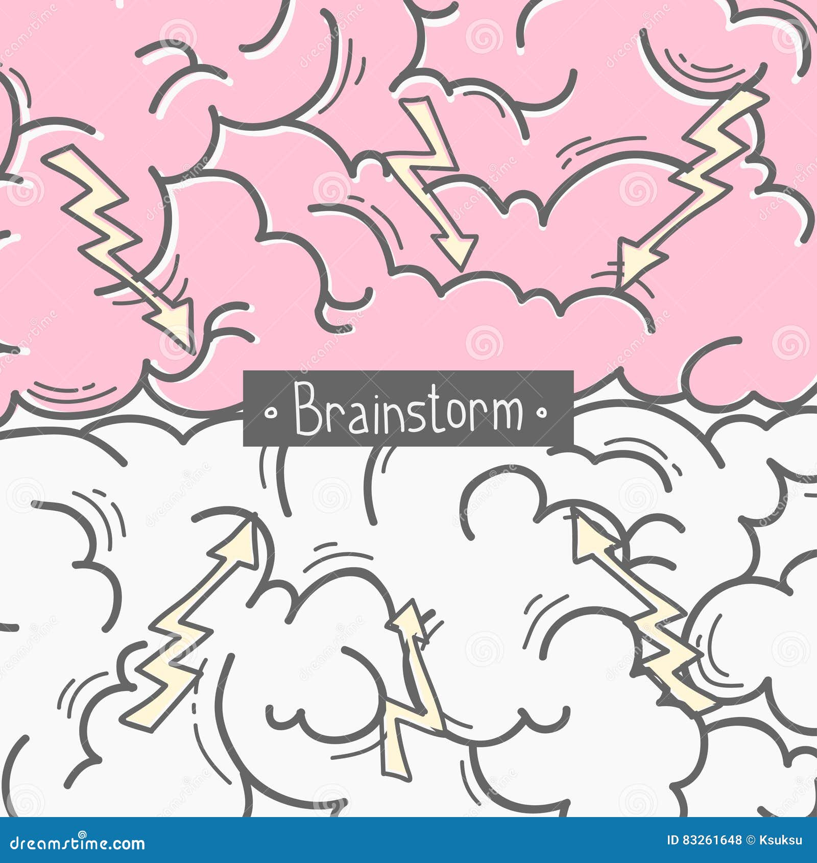 Brainstorm. Human Brain 3D Illustration. Contrast Scan, X-ray ...