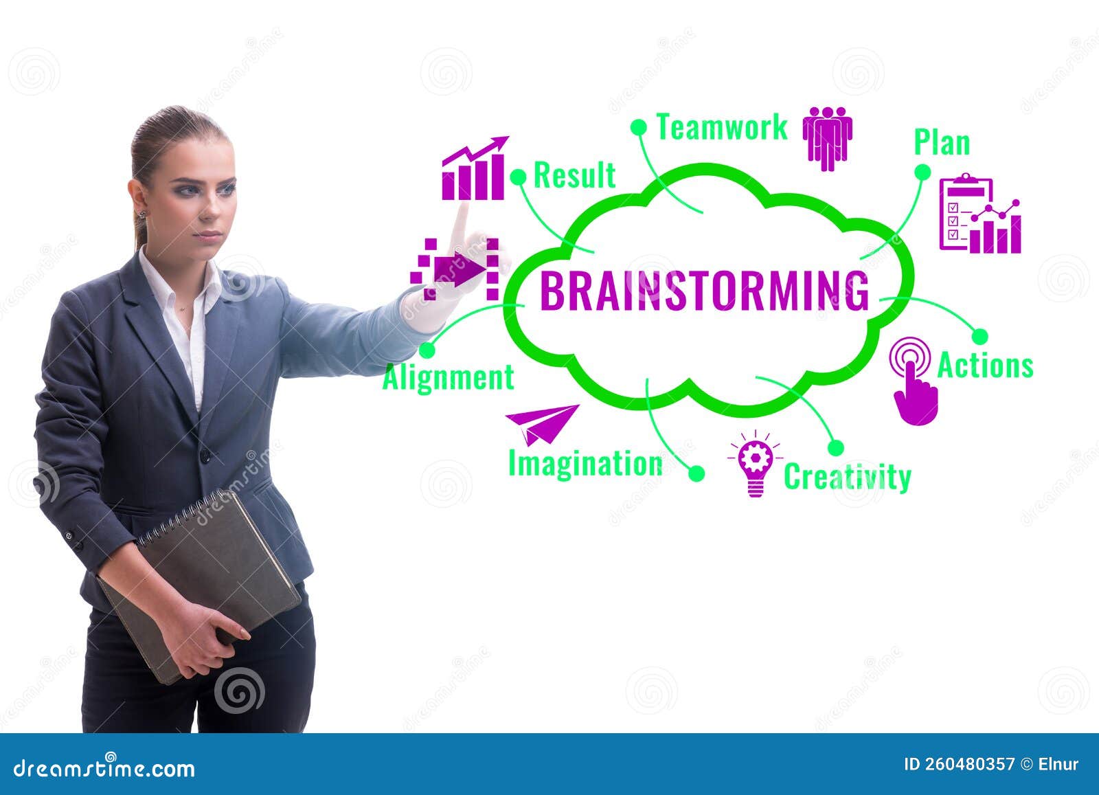 Concept of Brainstorming As a Solution Tool Stock Image - Image of ...